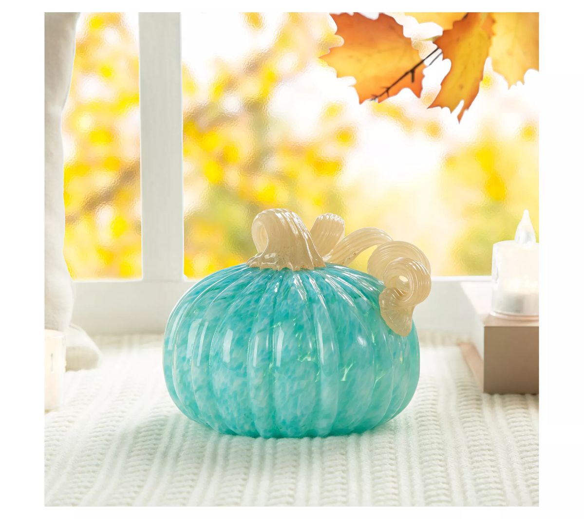Glass Pumpkin – Everything Turquoise
