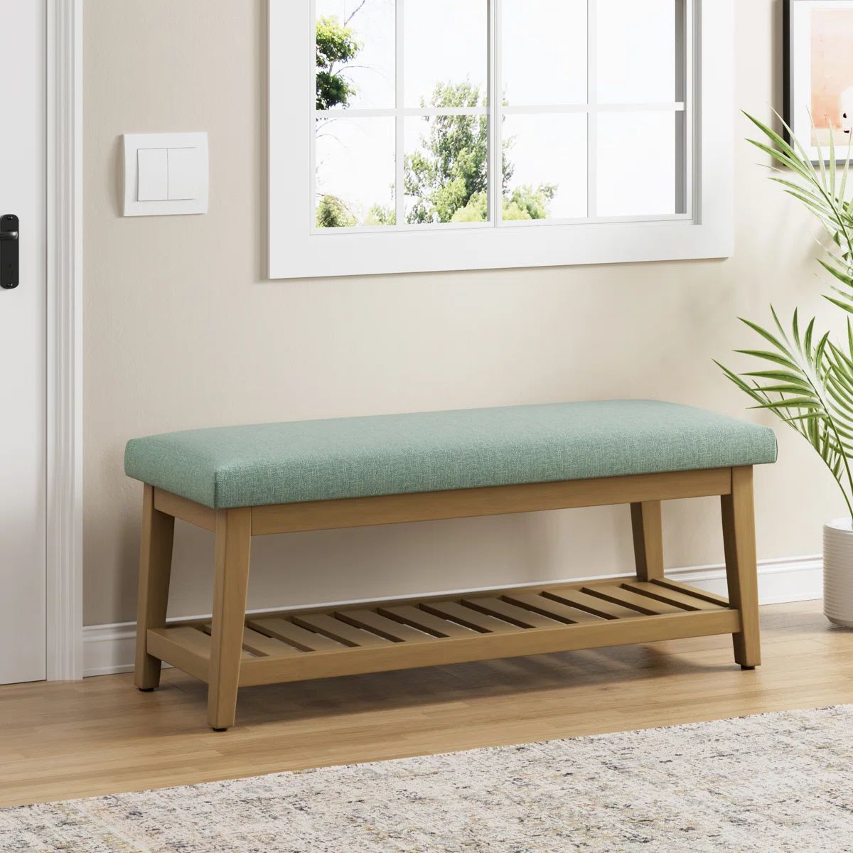 Upholstered Storage Bench – Everything Turquoise