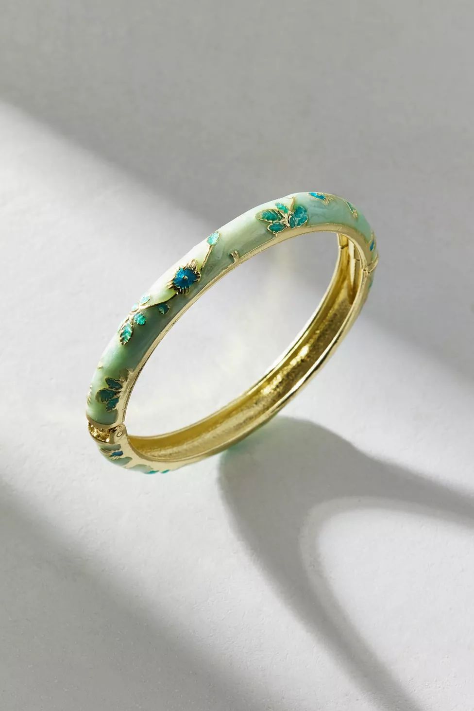 Enameled Floral Bracelet – Everything Turquoise